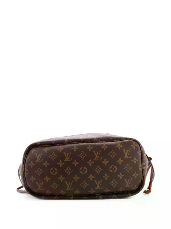 LOUIS VUITTON Monogram Canvas And Leather Mm Tote Bag - Brown