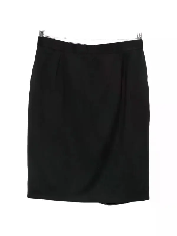Versace 2000s Medusa-head-button Skirt