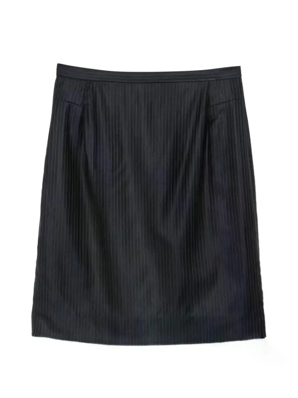 Loro Piana 2000s Pinstripe Skirt