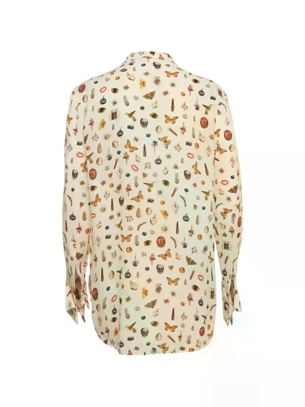 Alexander McQueen Obsession Print Blouse