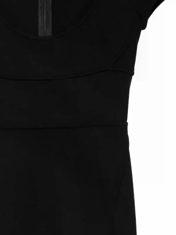 Dsquared2 Panelled Scoop-neck Midi Dress