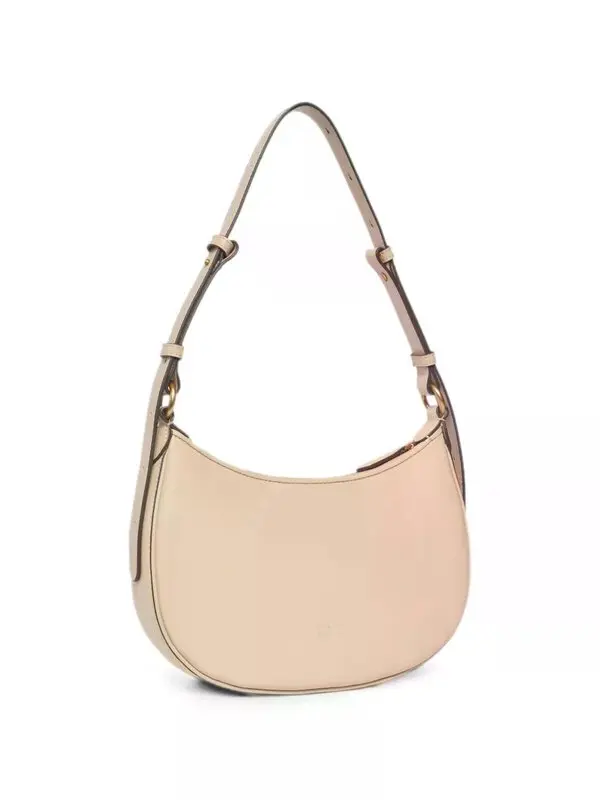 Pinko Leather Half Moon Shoulder Bag