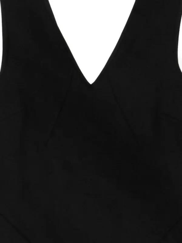 Dolce & Gabbana 2000s V-neck Hook-fastening Top