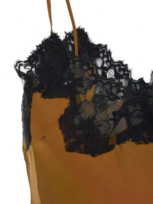 Gold Hawk Marilyn Silk Camisole Top - Brown