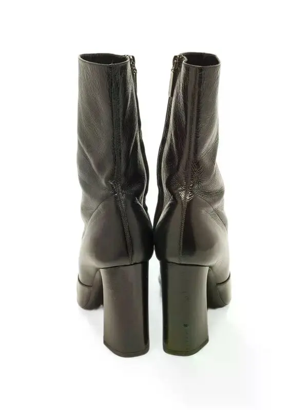 Saint Laurent Maddie Mid-calf Block-heel Boots