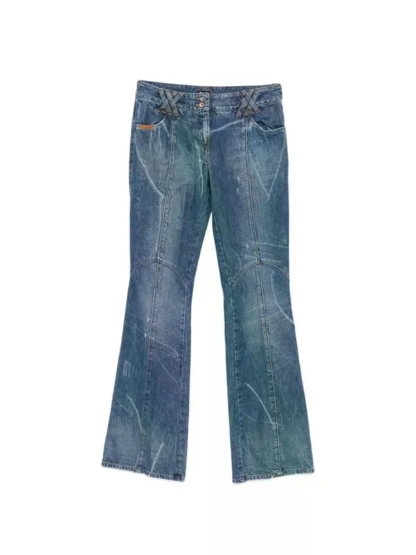 Dolce & Gabbana 2000s Panelled Flared Jeans