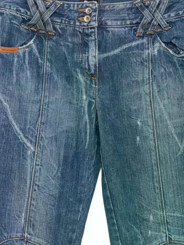 Dolce & Gabbana 2000s Panelled Flared Jeans