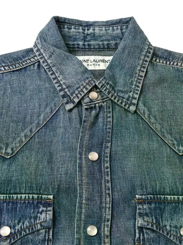 Saint Laurent Button-down Denim Shirt