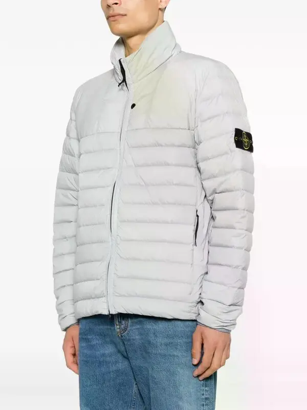 Stone Island Quilted Logo-patch Jacket
