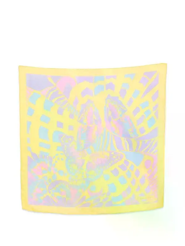 Dior 2000s Butterfly-print Scarf
