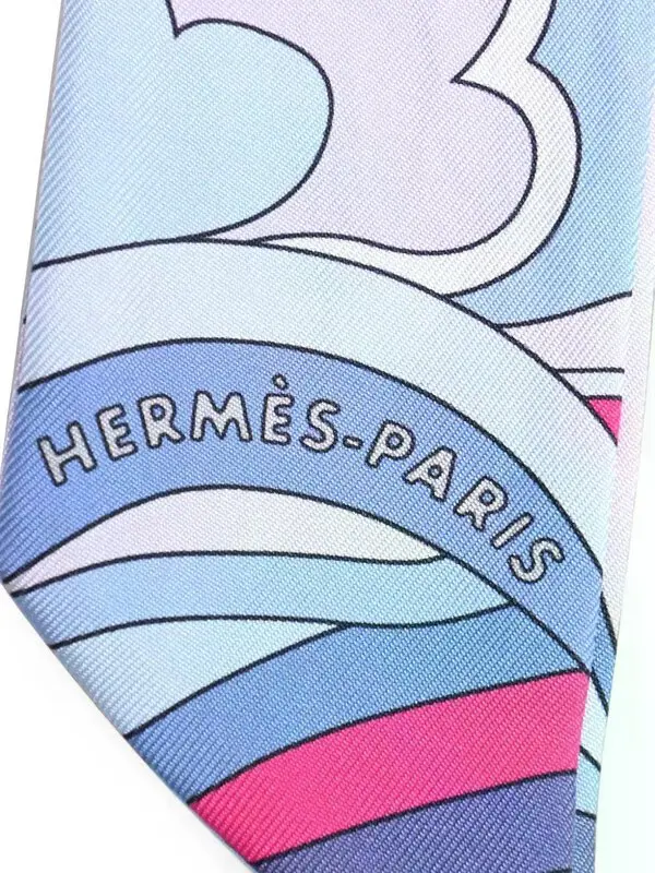Hermès Faubourg Rainbow Twill Scarf