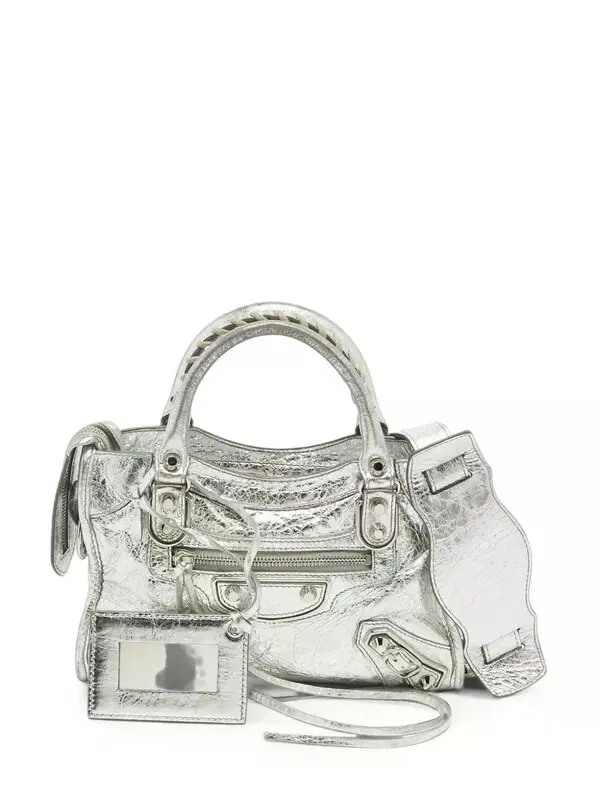 Balenciaga Mini Metallic Edge City Tote Bag