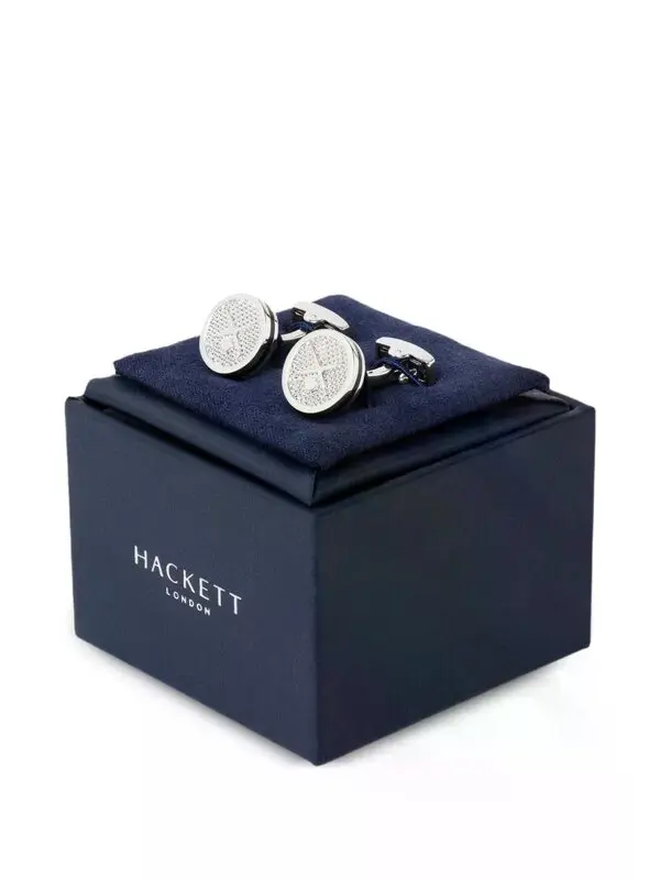HACKETT LONDON Brolly Bowler Round Cufflinks
