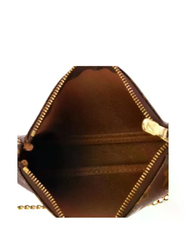 LOUIS VUITTON Pochette Accessoires Limited Edition Monogram Canvas Mini Clutch Bag