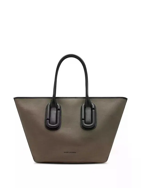 Marc Jacobs Babe Tote In Cotton Canvas - Brown