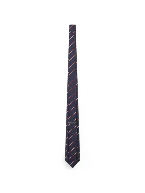 Giorgio Armani Diagonal-stripe Neck Ties