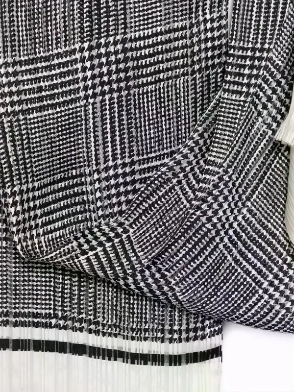 Saint Laurent 1990s Glen Check Scarf