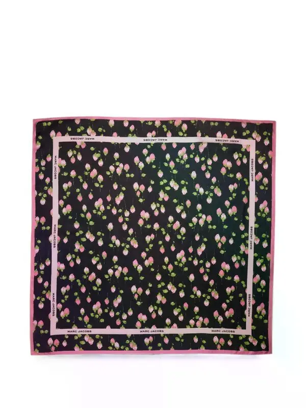 Marc Jacobs Floral Silk Scarf