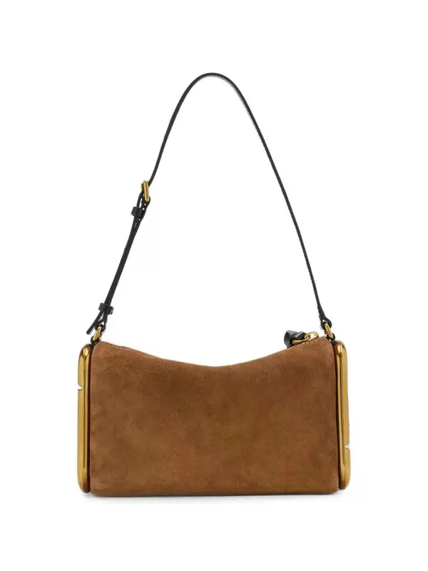 Marc Jacobs Scene Small Shoulder Bag In Suede - Brown