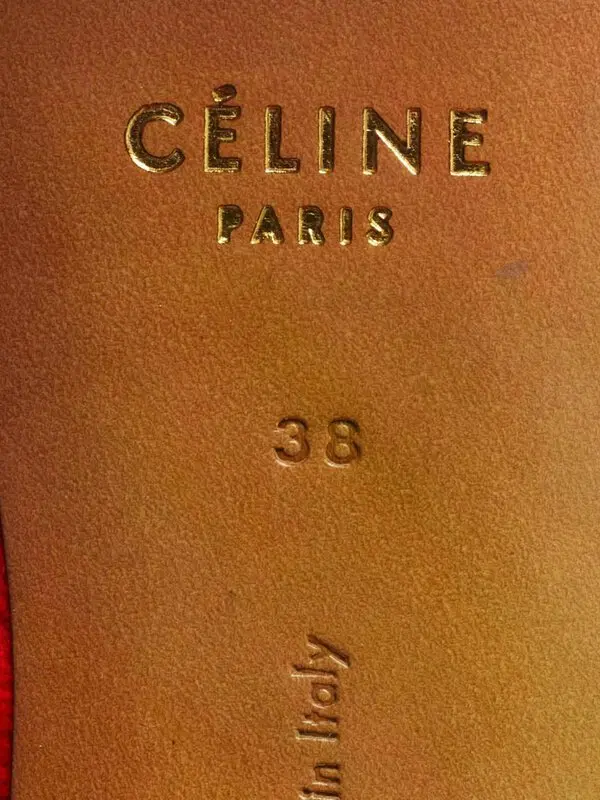 Celine Round-toe Block-heel Pumps