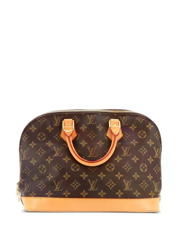 LOUIS VUITTON Monogram Canvas Alma Pm Satchel