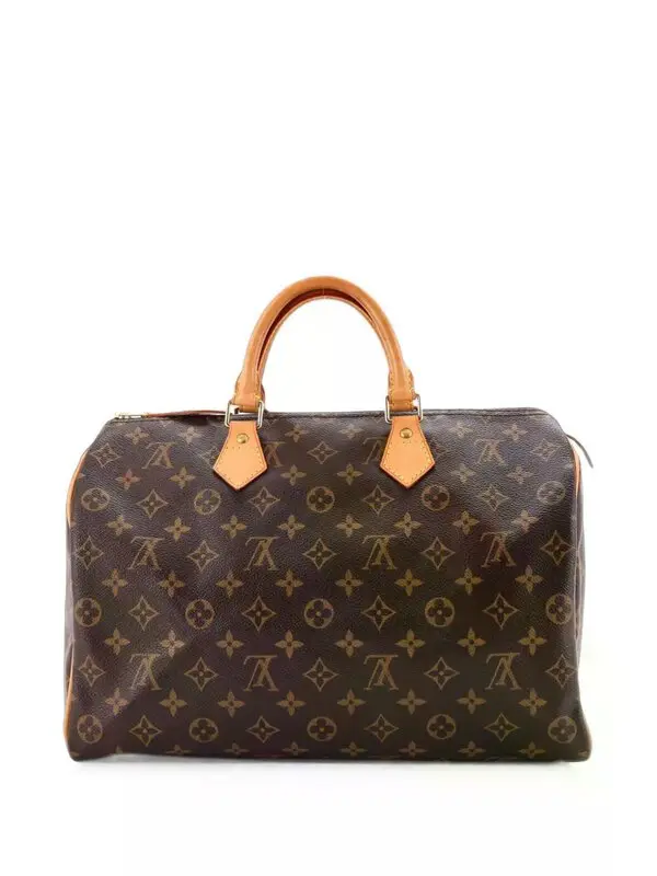LOUIS VUITTON Speedy Handbag Monogram Canvas 35 Satchel