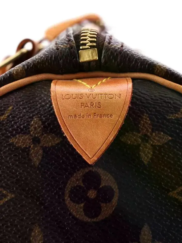 LOUIS VUITTON Speedy Handbag Monogram Canvas 35 Satchel