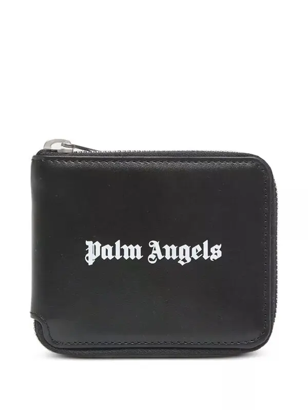 Palm Angels Logo-print Zip-around Wallet
