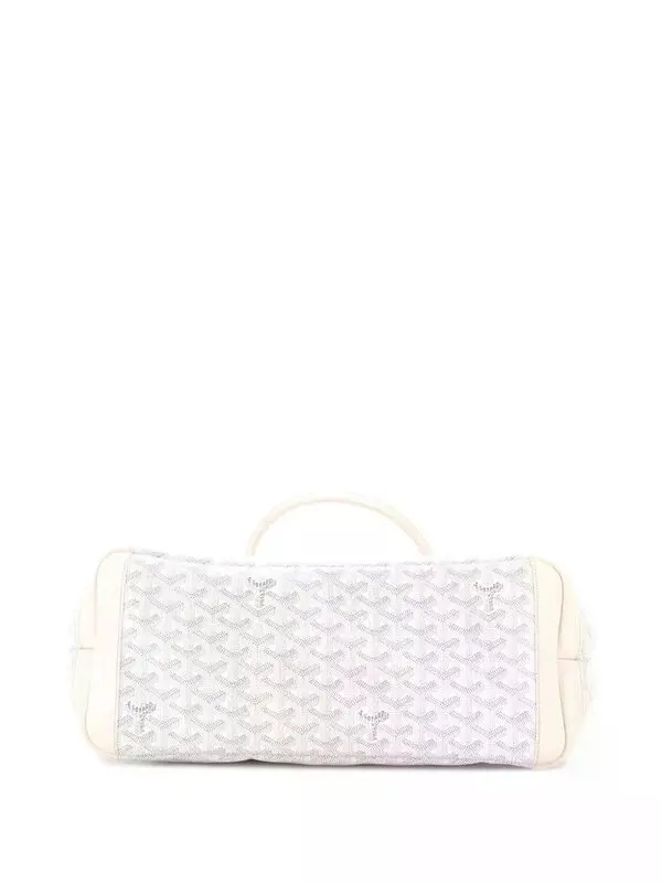 Goyard Artois Coated Canvas Mm Tote Shoulder Bag - White