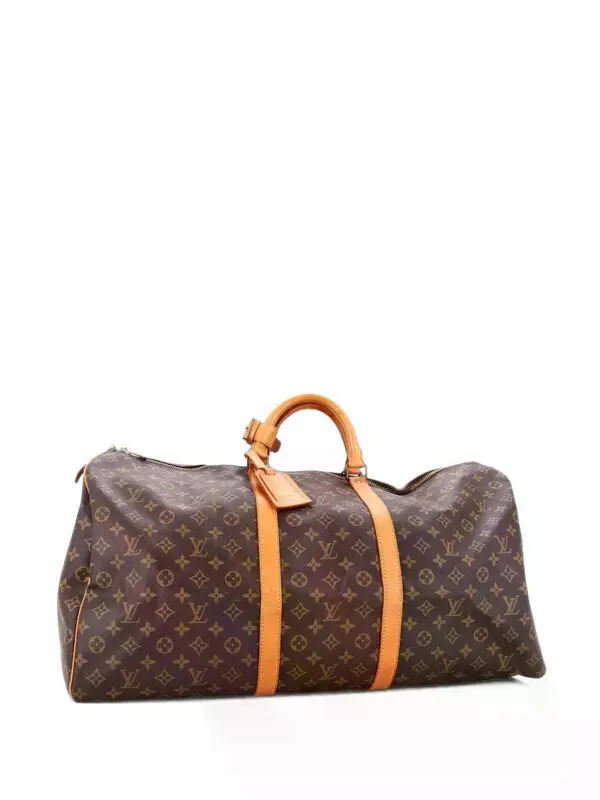 LOUIS VUITTON Monogram Canvas Keepall Travel Bag 60