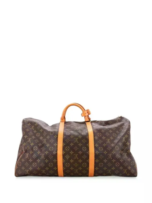 LOUIS VUITTON Monogram Canvas Keepall Travel Bag 60