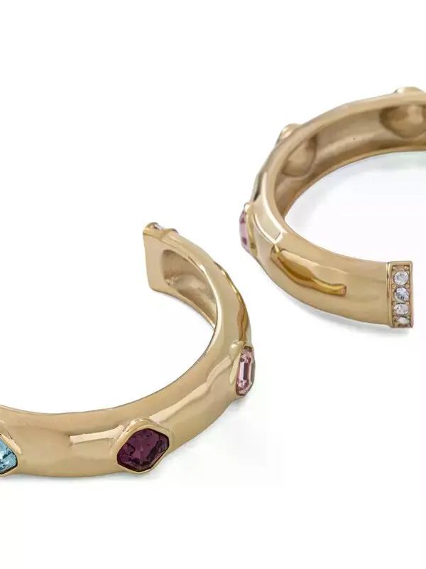 Guess Crystal-embellished Hoop Earrings