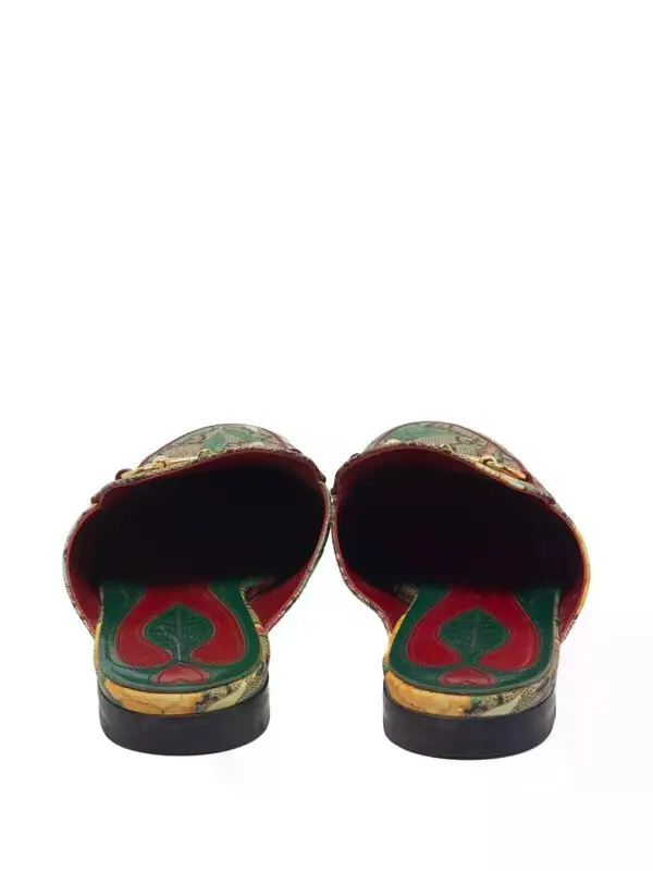 Gucci Princetown Horsebit Mules - Brown