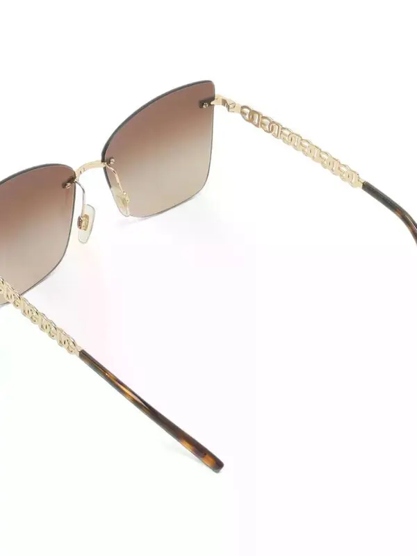 Dolce & Gabbana Rimless Square-frame Sunglasses