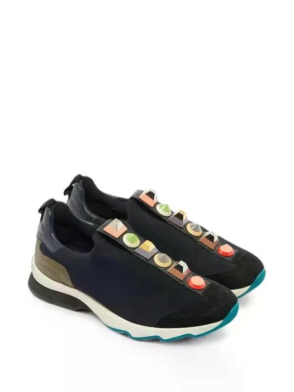 Fendi Stud-embellished Slip-on Sneakers