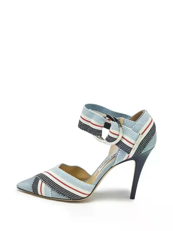 JIMMY CHOO Bailey Pointed-toe Pumps - Blue