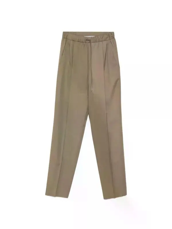 Max Mara Virgin Wool Drawstring Trousers