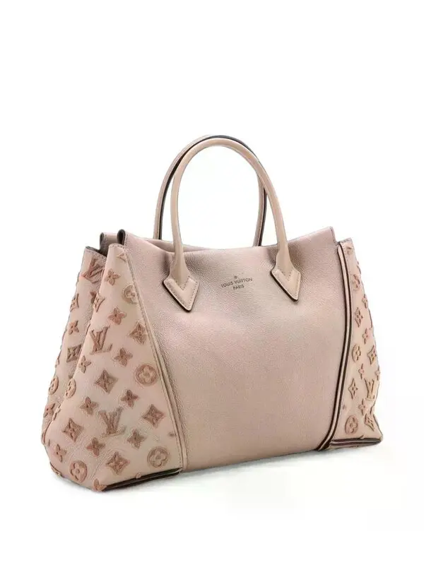 LOUIS VUITTON Veau Cachemire Calfskin Pm Tote Bag - Neutrals
