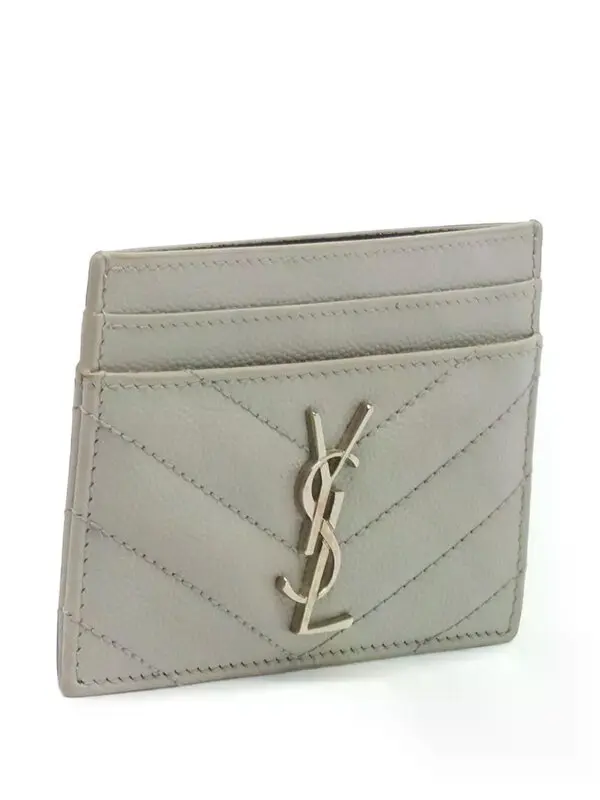 Saint Laurent 2016 Matelassé Monogram Card Holder