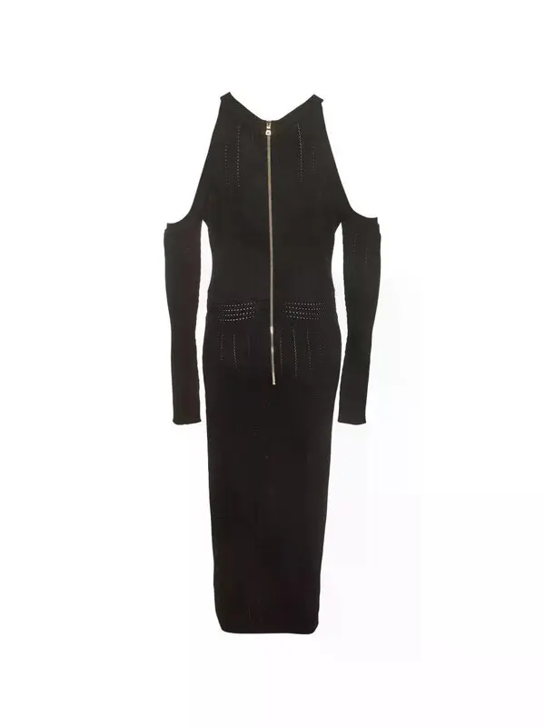 Balmain Rib-knit Midi Dress