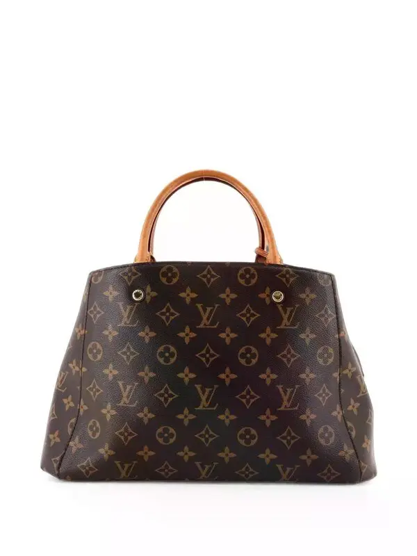 LOUIS VUITTON Montaigne Handbag Monogram Canvas Mm Tote Bag