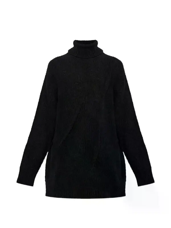 Yohji Yamamoto Ribbed-knit Turtleneck Sweater