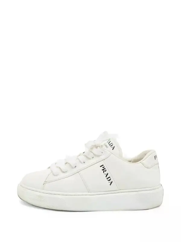 Prada Logo Court Sneakers