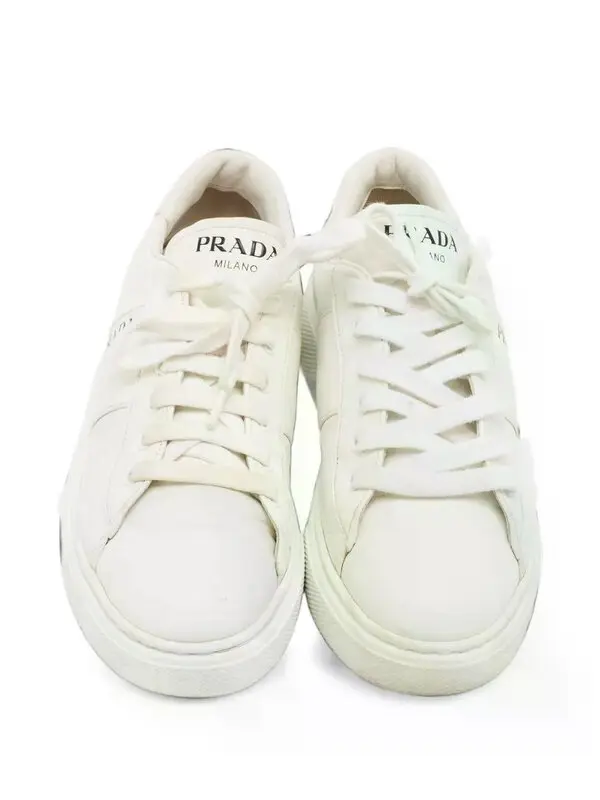 Prada Logo Court Sneakers