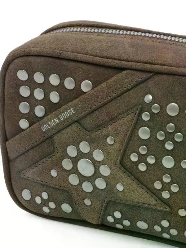 GOLDEN GOOSE Star Studded Suede Shoulder Bag