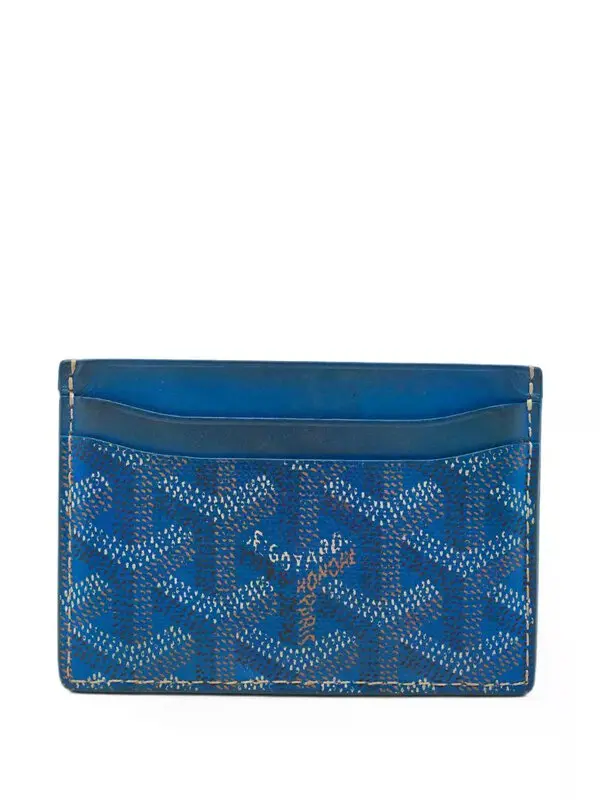 Goyard 2016 Saint Sulpice Goyardine Card Holder - Blue