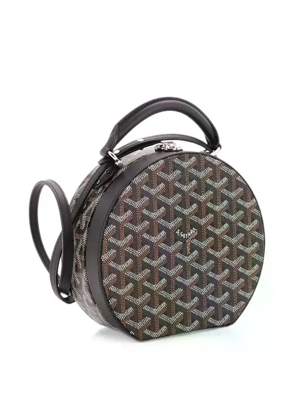 Goyard Alto Hatbox Bag Coated Canvas Satchel