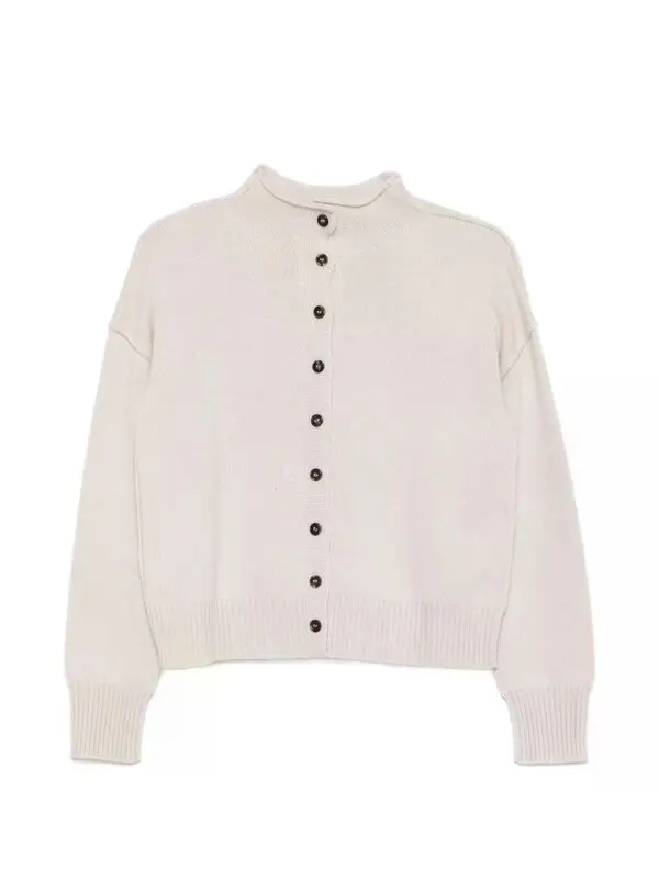 VANISE Button-up Drop-shoulder Cardigan