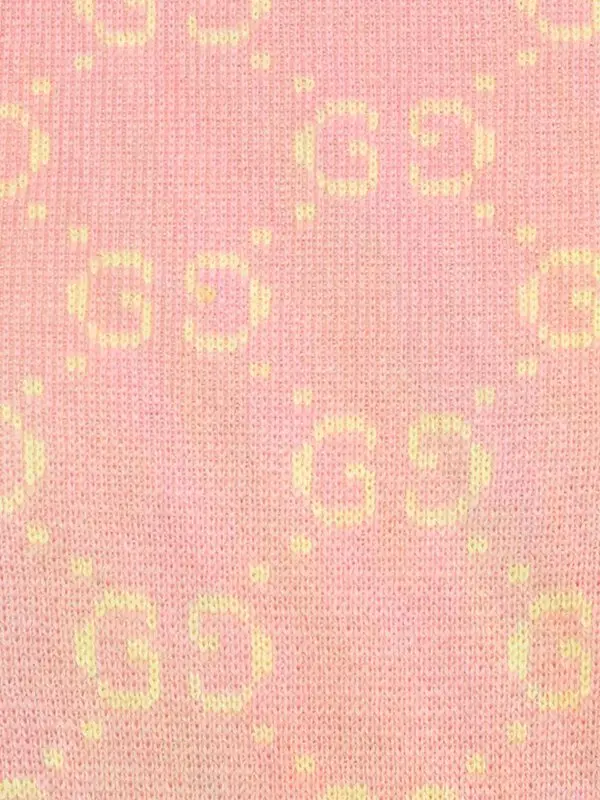 Gucci Gg Monogram Short-sleeved Sweater