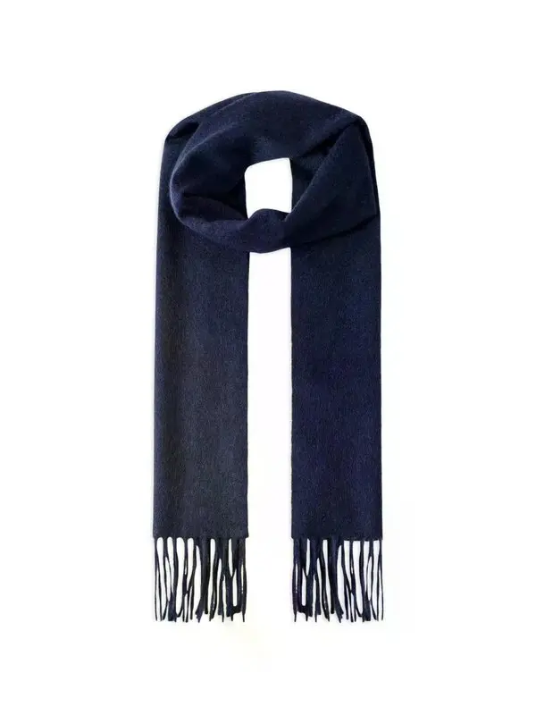 HACKETT LONDON Fringed Cashmere Scarf